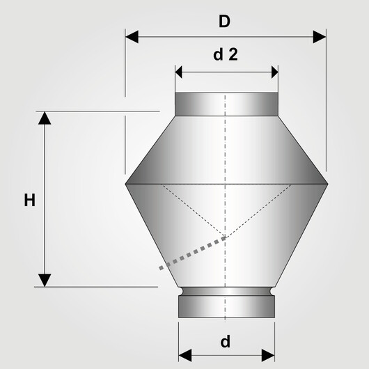 Rohre, Formteile und Zubehör für Raumlufttechnische Anlagen - Nesensohn GmbH: DEFLEKTORHAUBE MIT ...